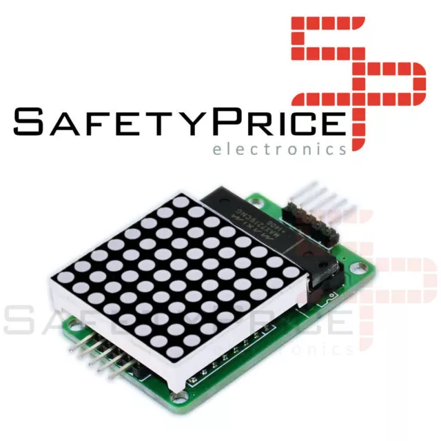 Matrice Led 8x8 Avec Prototypes Max7219 Arduino Matrix Cascade Ref600 Eur 3 71 Picclick Fr