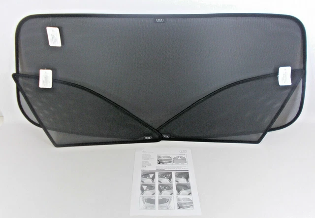 AUDI SUN SHADE Blind Set Rear Window 3 Piece A4 S4 RS4 B9 AVANT GENUINE ...