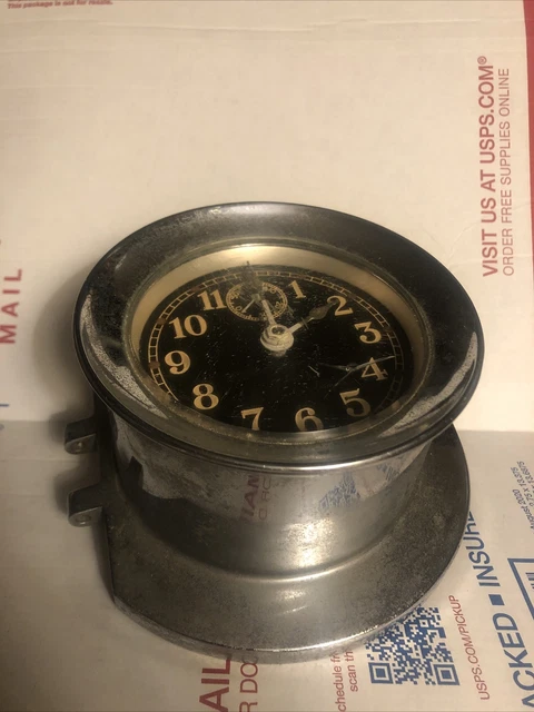 WWII SETH THOMAS Ships Clock WW2 USN U.S. navy PT Boat Submarine ...