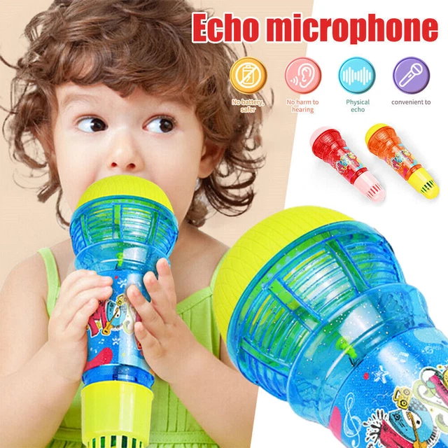 ECHO MICROPHONE TOY Speech Therapy Feedback Children Mic Toy Pretend ...