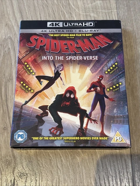 SPIDER-MAN INTO THE Spider-Verse [4K Ultra-HD] [Blu-ray] [2018] [Region ...