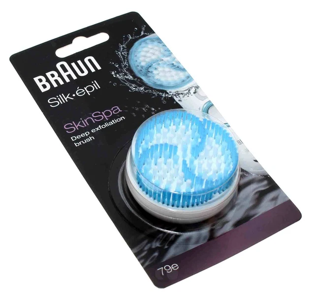 BROWN SILK-ÉPIL SKIN Spa 79e Replacement Brush Exfoliating Brush for ...