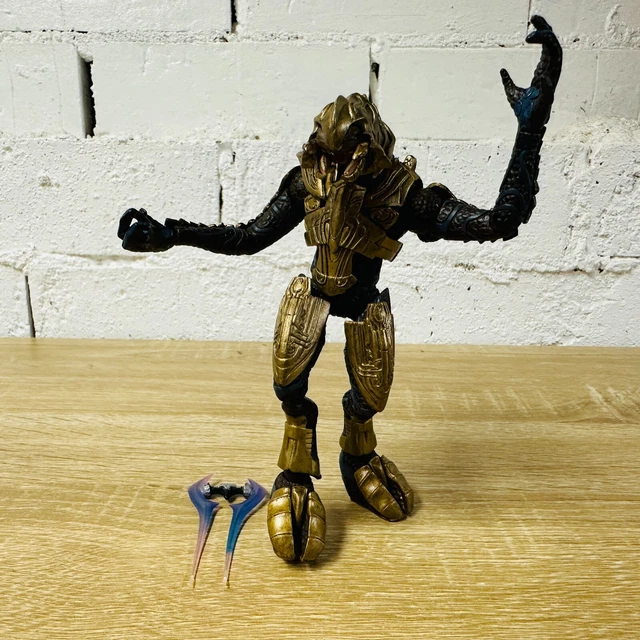 RARE MCFARLANE TOYS Halo 3 Series 2 Gold Arbiter Thel Vadam Action ...