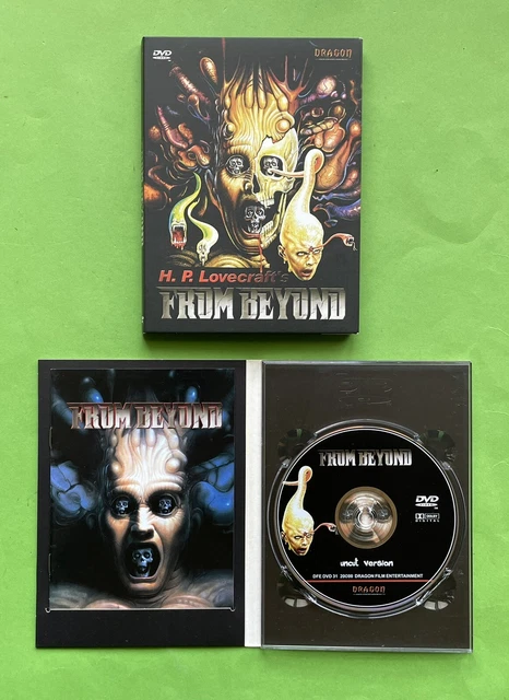 FROM BEYOND DVD Film UNCUT Horror HP Lovecraft 1986 Media HARD Box PAL ...