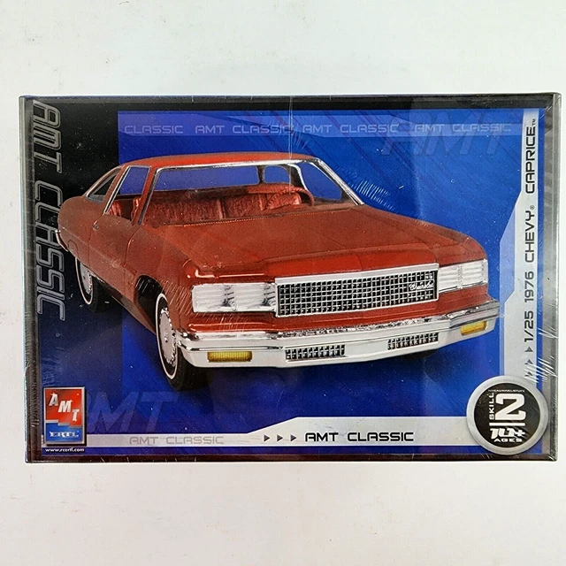 AMT ERTL 1976 Chevrolet Caprice Classic Car Model Kit 1:25 Skill 2 NEW ...