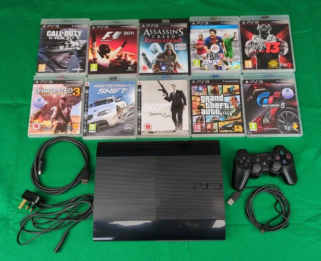 SONY PLAYSTATION PS3 Super Slim 500GB CECH-4003C Fully renovated with ...