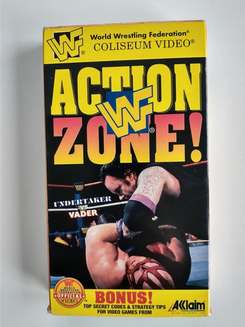 WWF COLISEUM VIDEO 1996 Action Zone VHS US Release - WWE Wrestling Bret Hart £29.99 - PicClick UK