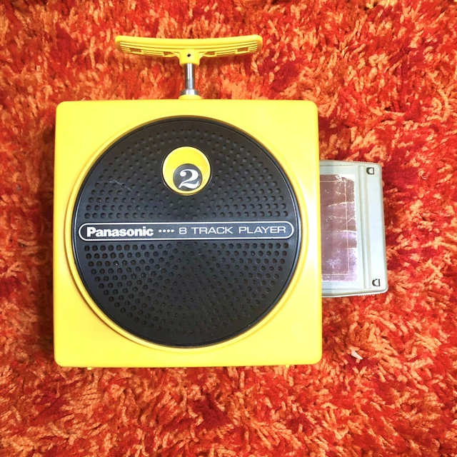 PANASONIC DYNAMITE TNT 8 Track Player RQ 830S Yellow PARTS OR REPAIR ...