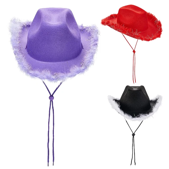 WOMEN COWBOY HAT Concert Western Cowgirl Fancy Dress Hat for Ladies ... WOMEN COWBOY HAT Concert Western Cowgirl Fancy Dress Hat for Ladies ...
