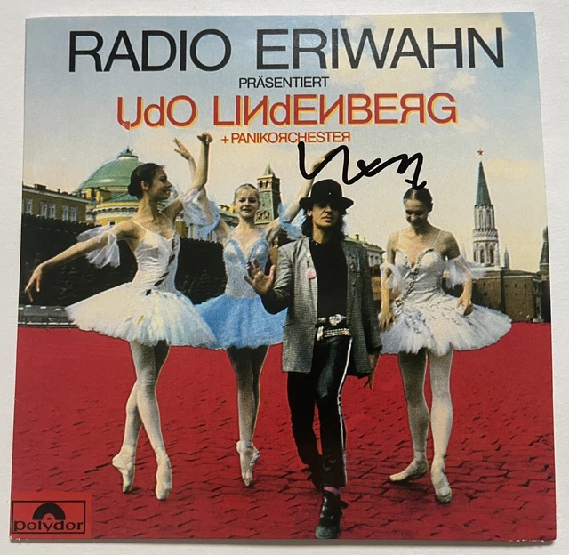 UDO LINDENBERG SIGNIERT Original CD Autogramm Unterschrift Signatur ...