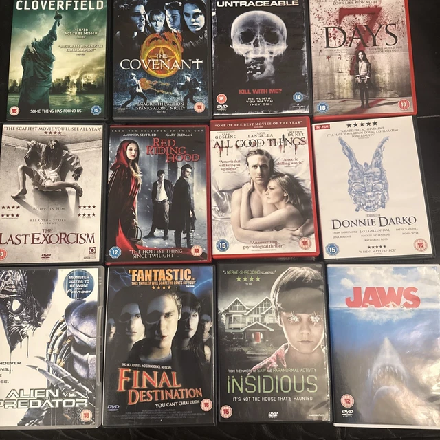 12 X HORROR Dvd Movies / Joblot £13.95 - PicClick UK