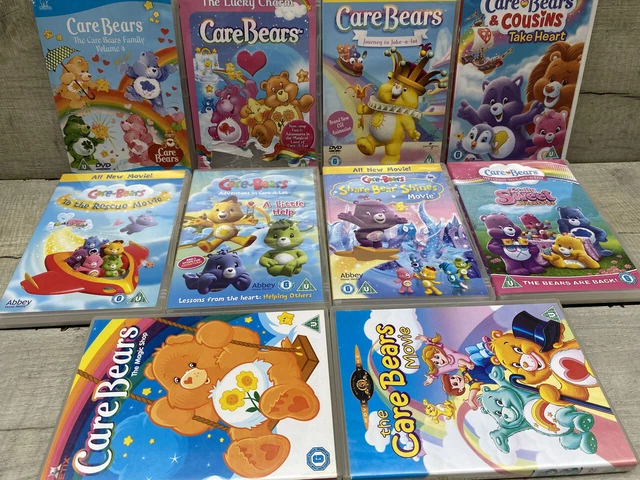 RARE CARE BEARS 10 DVD To The Rescue Movie Cousins Take Heart Little ...