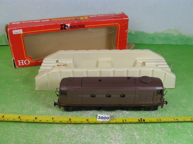 RIVAROSSI HO LOCOMOTIVE model 1779 working & box railway diesel train ...