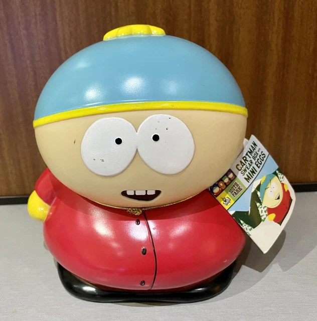 VINTAGE SOUTH PARK 7.5ins Cartman Money/Swear Box Coin Bank 1999 Comedy ...