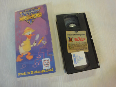 WALT DISNEY MINI Classics--Donald in Mathmagic Land (VHS) £7.90 ...