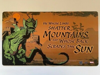 ORIGINAL VS SYSTEM-FIN Fang Foom Playmat-Marvel Comics Strange Tales ...