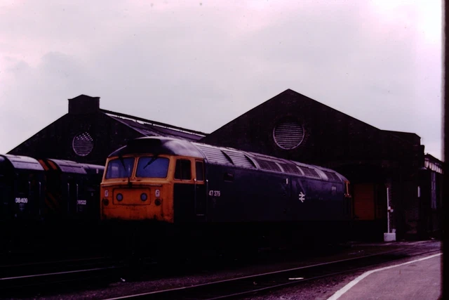 1980S BRITISH RAIL BR Diesel Electric Loco Railway 47 379 Slide Ref 283 ...