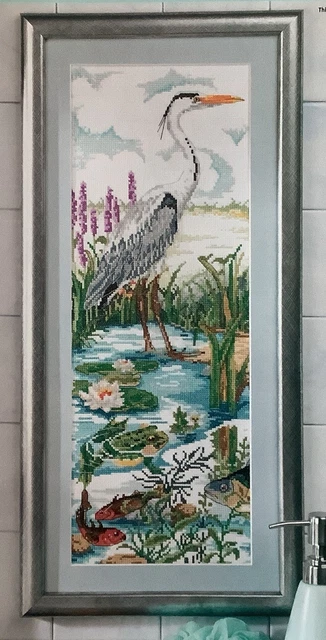 CROSS STITCH CHART - Magnificent Heron £1.49 - PicClick UK