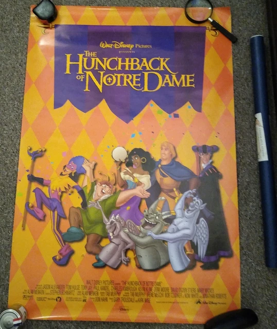 THE HUNCHBACK OF NOTRE DAME Original 1996 Large Promotional Poster Walt ...