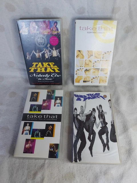 TAKE THAT VHS Bundle X4 Nobody Else The Movie,Live At Wembley ...