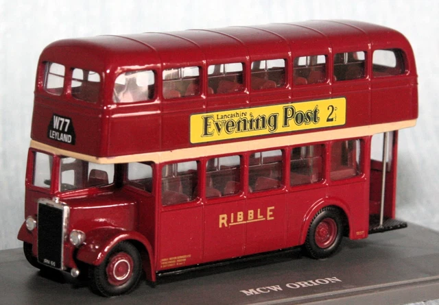 CORGI OOC 1:76 97945 Leyland Pd2/12 Double Deck Bus Ribble Motor ...