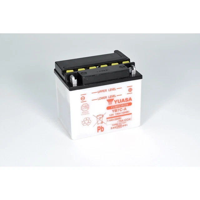 YUASA BATTERIE Y7C-A Dry Charged (ohne Batteriesäure) 12V/7Ah £35.61 ...