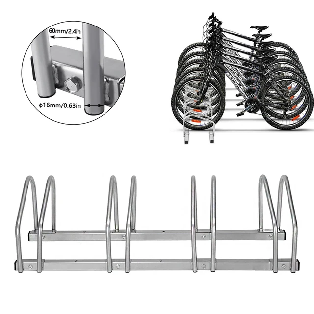 FAHRRADSTÄNDER 4 FACH Aufstellständer Radständer Fahrrad Garage Fahrradhalter EUR 35,49 ...