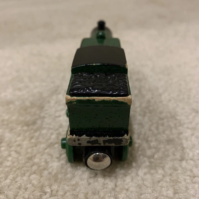THOMAS FRIENDS WHIFF Green Train Tank Engine Wooden Railway Toy Figure ...