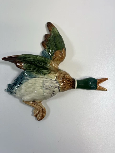 VINTAGE BESWICK FLYING Duck Wall Plaque Vintage Mallard The Big One £62 ...