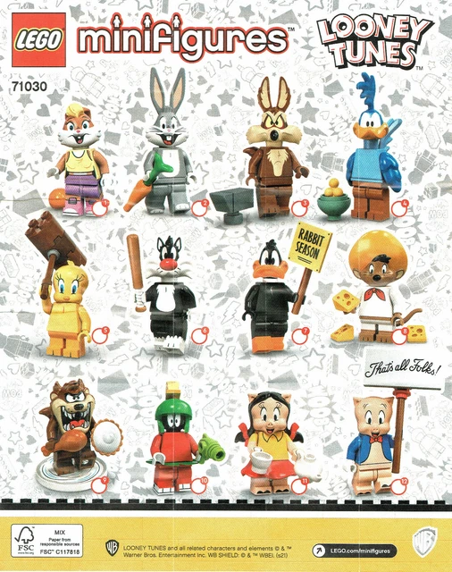LEGO COLLECTABLE MINIFIGURE Series 17 Tick Sheet/Checklist/Leaflet ONLY ...
