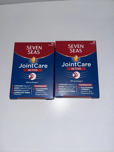 SEVEN SEAS JOINTCARE Active Glucosamine Chondroitin 30 Capsules ...