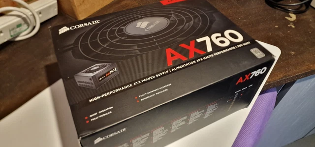 CORSAIR AX760 760 Watt Modular Power Supply For Desktop PC £75.00 ...