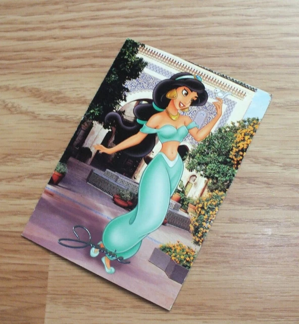 WALT DISNEY WORLD Signature Series #8 Jasmine Collectible Trading Card ...