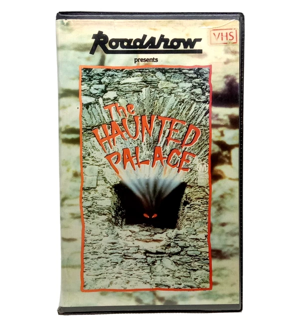 THE HAUNTED PALACE VHS PAL Extremely Rare HORROR Ex-Rental Clamshell ...