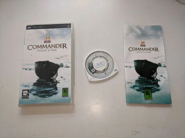 PSP HISTOIRE MILITAIRE Commando L'Europe En Guerre PLAYSTATION Jeu EUR ...