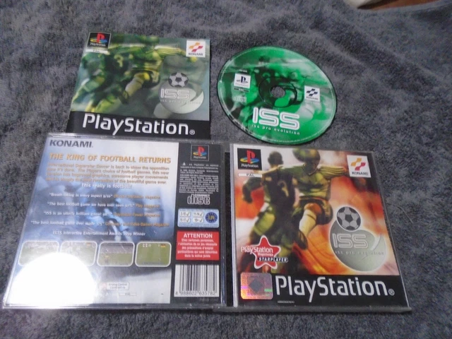 ISS PRO EVOLUTION PS1 (COMPLETE INC MANUAL) Sony Playstation £14.95 ...
