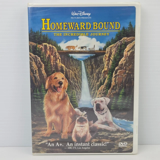HOMEWARD BOUND: THE Incredible Journey DVD Movie 1993 Walt Disney ...