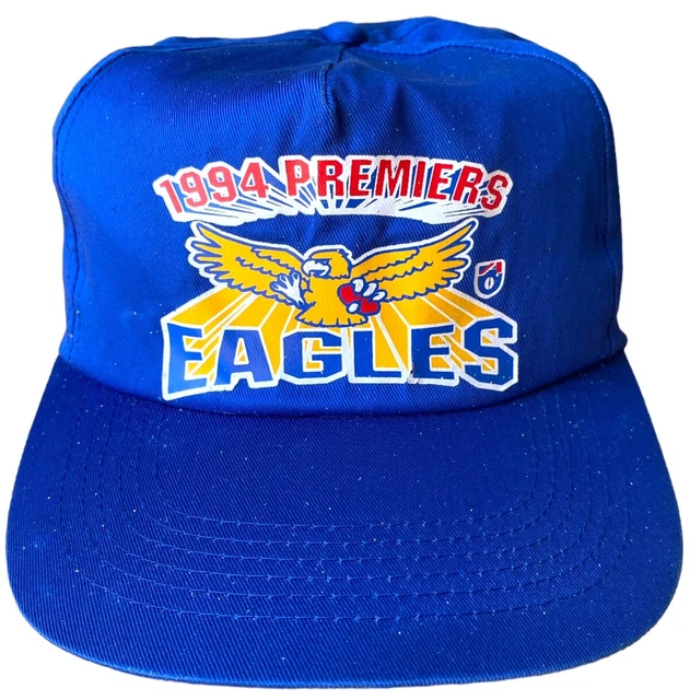 VINTAGE 90S WEST Coast Eagles 1994 AFL Premiership Winners Football Cap ...
