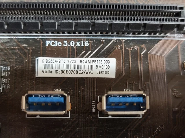 COLORFUL C.B250A-BTC V20 Mining Motherboard 12 GPU slots + Celeron G3930 + 4GB $80.00 - PicClick CA