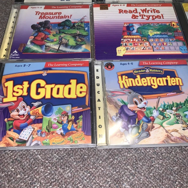 THE LEARNING COMPANY PC Games Lot of 12 for Ages 4 to 12, All Complete ...