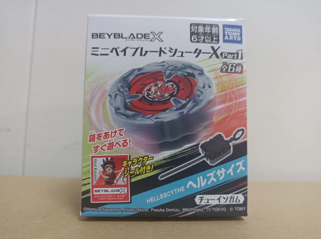 BEYBLADE X MINI beyblade shooter X Part 1 Hellsscythe Takara Tomy £24. ...