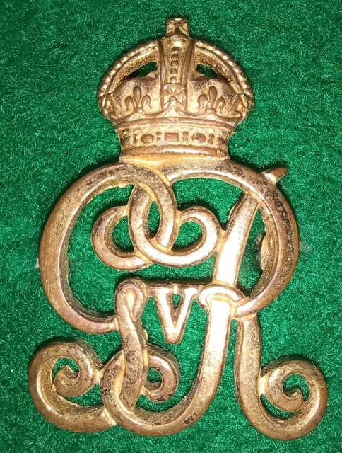 BRITISH ARMY MILITARY Provost Staff Corps Officer's Cap Badge, George V ...