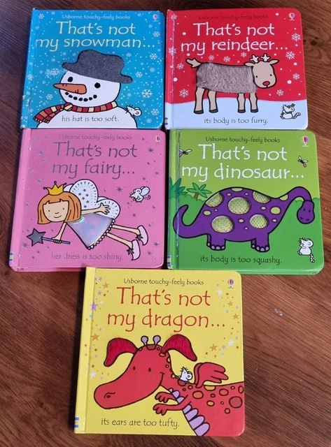 THAT’S NOT MY Books Bundle X 5 ( Dragon, Fairy, Dinosaur, Snowman And ...