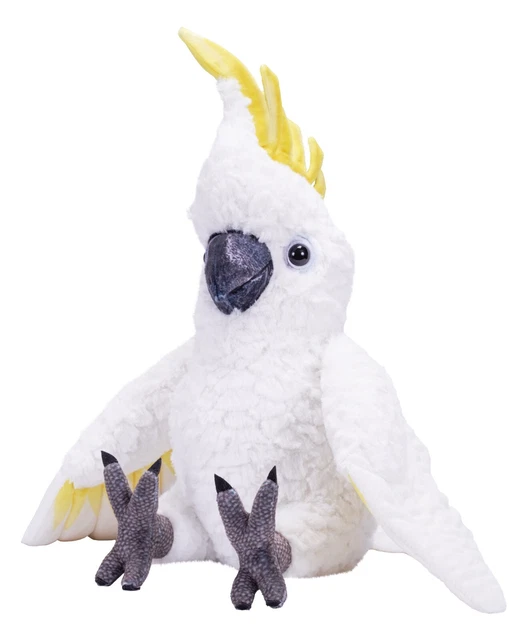 SULPHUR COCKATOO SOFT Teddy Bear Toy Wild Republic Artist Collection ...