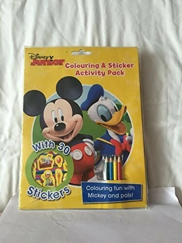 DISNEY JUNIOR: COLOURING and Sticker Activity Pack Good Book £4.95 ...