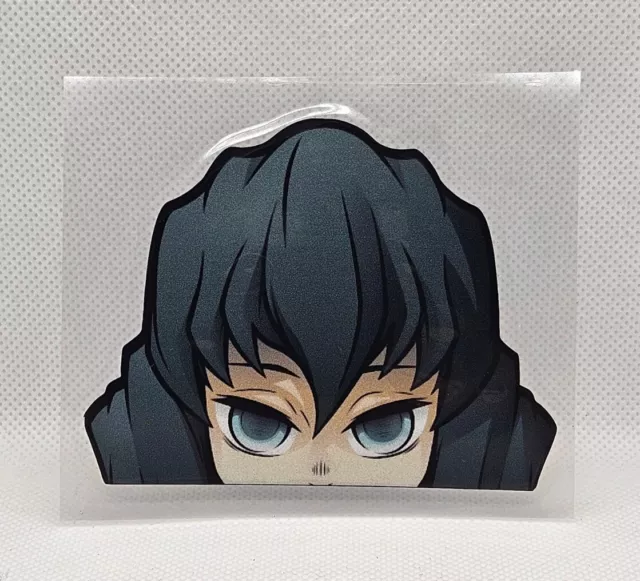 DEMON SLAYER FLASHY Muichiro Tokito Anime Window Peeker JDM Vinyl Decal ...