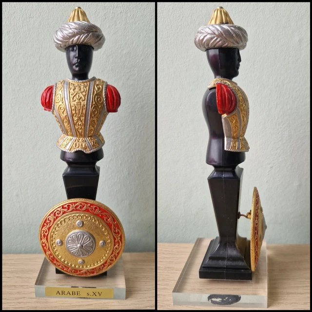 MINIATURE REPLICA MODEL Metal Armour Arab Warrior Historical Soldier ...