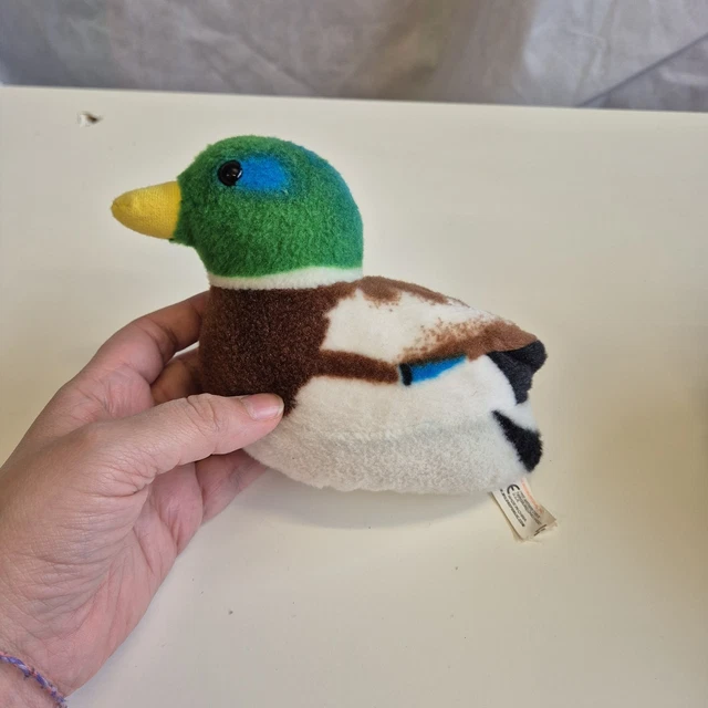 MALLARD DUCK STUFFED Animal No Sound 5" Plush Soft Toy Wild Republic £ ...
