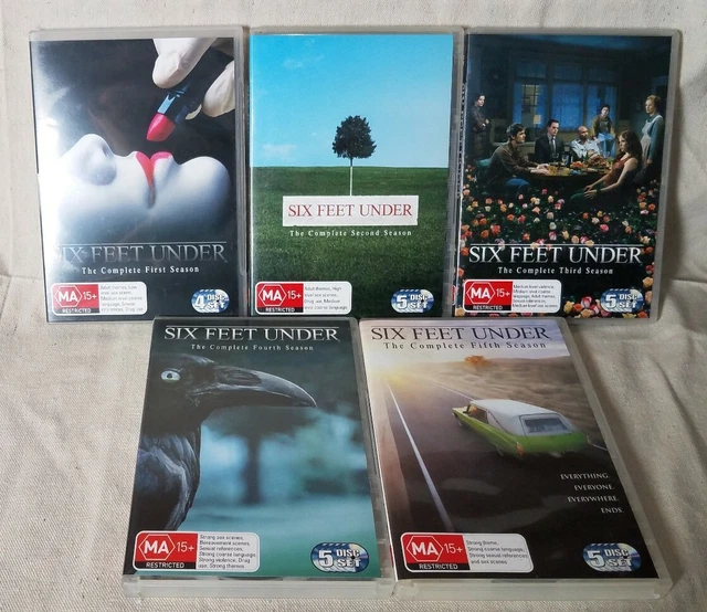 SIX FEET UNDER Complete Stagioni 1-5 DVD HBO Serie TV Regione 4 ...