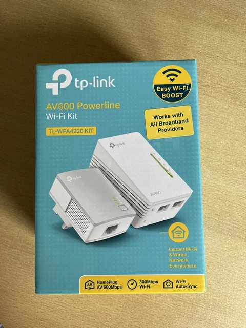 TP-LINK AV600 POWERLINE Wi-Fi Kit. TL-WPA4220 KIT. $33.12 - PicClick AU TP-LINK AV600 POWERLINE Wi-Fi Kit. TL-WPA4220 KIT. $33.12 - PicClick AU